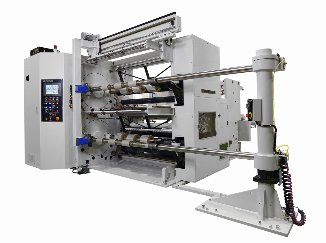 HAGIHARA Industries Inc. | Slitter, Rewinder and Plastic recycling machine.
